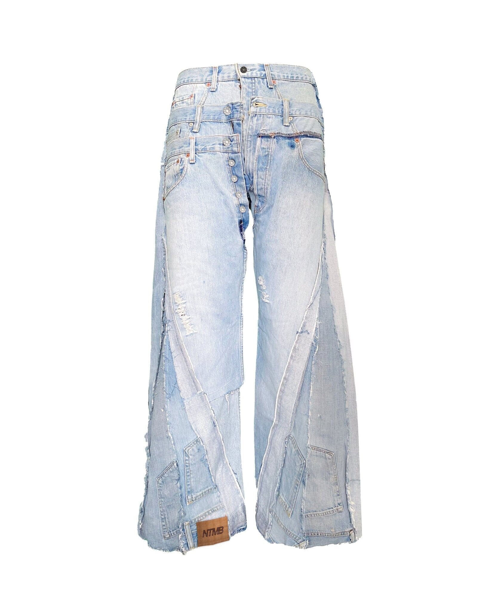 Light Blue Triple Jeans - triple waist - baggy fit – NTMB ...
